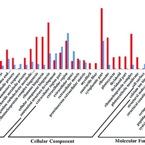 Go Categories Of The Differentially Expressed Genes Degs The