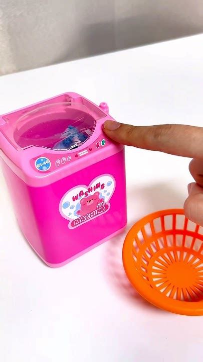 🧺다이소 움직이는 세탁기 장난감🧺 Youtube