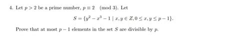 4 let p 2 be a prime number p 2 mod 3 let s