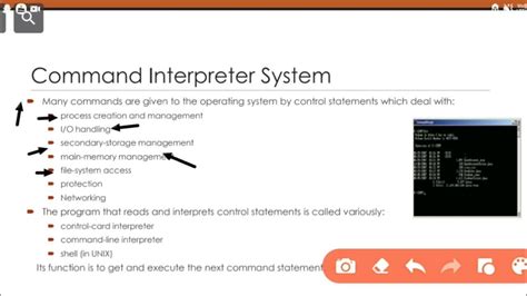 Command Interpreter System In Operating System Short Video