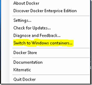 Installing Windows Docker On Windows