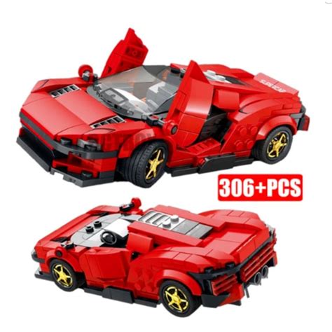 Set Constructie Masina Sport Daytona Culoare Rosie Jucarii Copii 306 Piese Emag Ro