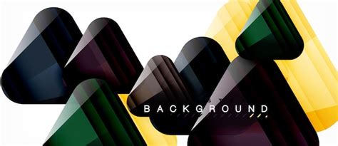 Premium Vector Geometric Abstract Background Triangles
