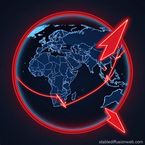 Cybersecurity Map Illustration Stable Diffusion Online
