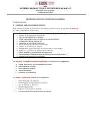 Ejercicio de Gestion de Procesos Compras pdf MBA SISTEMAS PRODUCTIVOS Y GESTIÓN DE LA CALIDAD