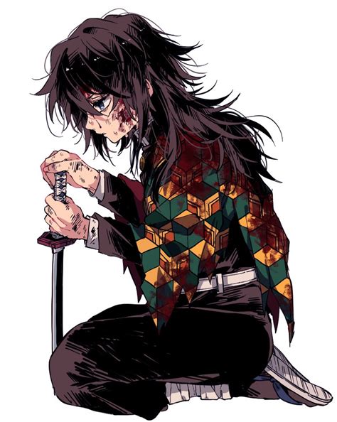 Rumic 0620 Tomioka Giyuu Kimetsu No Yaiba 1boy Belt Black Hair