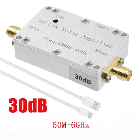 50mhz 6ghz For Lna High Flatness Receiver Rf Driven Drone Image Transmission 30db