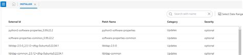 Patch Installed Opsramp Documentation