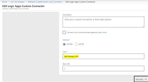 Azure Logic Apps Custom Connectorused Case To Create Contact In Hubspot Deriving Dynamics 365