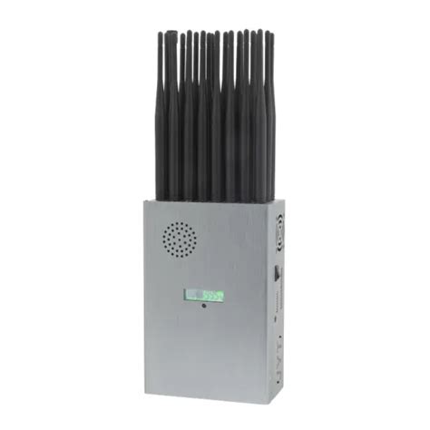 New Portable 24antennas Signal Jammer Wireless Blocker Gps Jammer Wifi Blocker China Portable