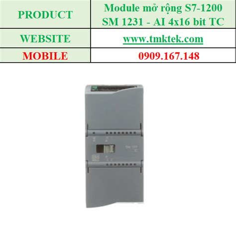 Module mở rộng Analog input SM AI x bit TC