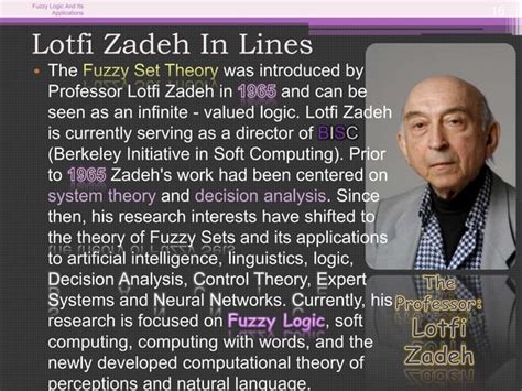 Fuzzy Logic And Its Applications Pptx Programming Languages Computing