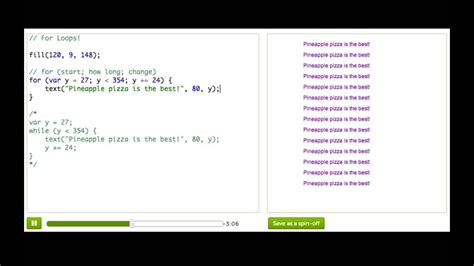 For Loops A New Kind Of Loop Computer Programming Khan Academy