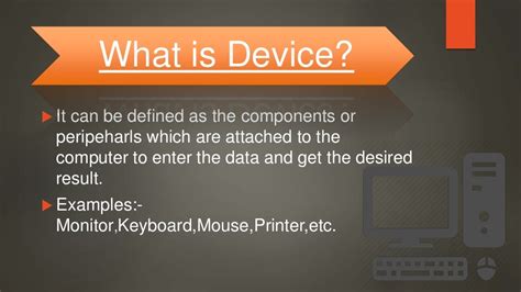 Ppt On Input And Output Devices