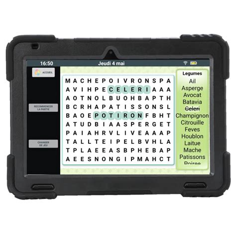 Facilotab Xxl Wifi Go Android Tr S Grand Cran Coque Renforc E Tablette