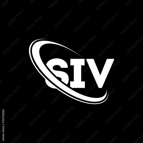 Siv Logo Siv Letter Siv Letter Logo Design Initials Siv Logo Linked With Circle And Uppercase