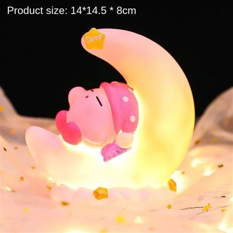 Kirby Friend Play Together Led Table Lamp Bedroom Night Light Kirby Beauty Bedroom