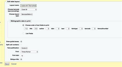 ByWater Solutions Tutorial On Creating Barcode Labels In Koha S