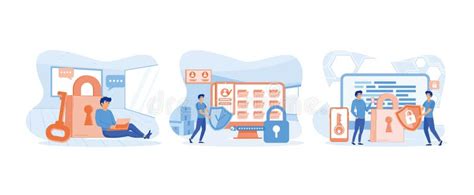 Flat Personal Data Security With Protected Access Control Privacy Data Protection Concept