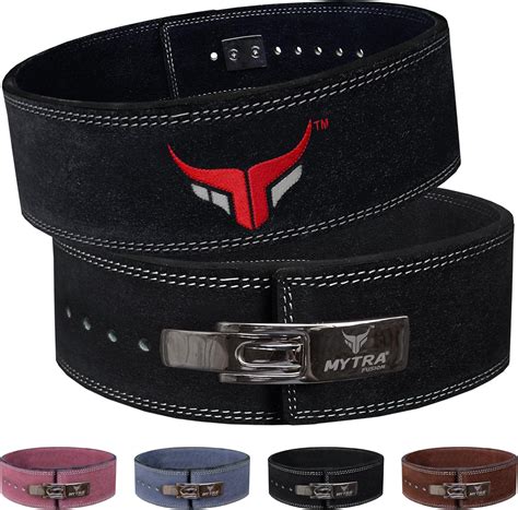 Mytra Fusion Leather Weight Lifting Powerlifting Back
