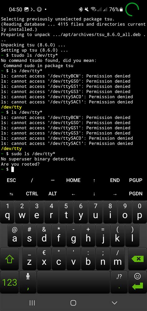 Issue With Termux For Proxmark On Samsung Galaxy S10 Android 12 Non Rooted How Do I Give Access