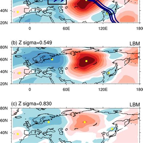 Simulated Atmospheric Circulation Anomalies In Response To Vorticity