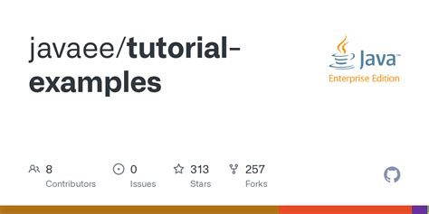 Tutorial Examples README Md At Master Javaee Tutorial Examples GitHub