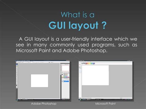 Gui Layout Presentation Ppt