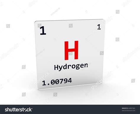 Hydrogen Symbol H Stock Photo 64907302 Shutterstock