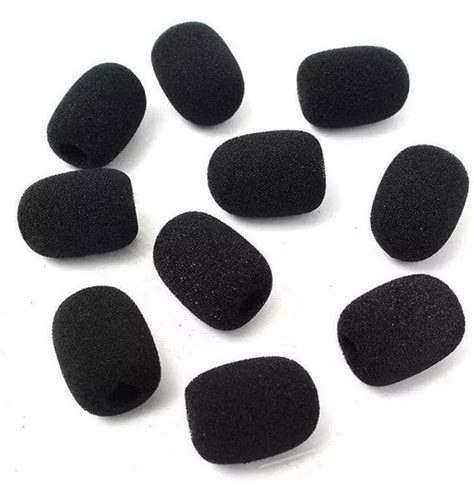 Ganpub 블랙 마이크 헤드셋 그릴 윈드스크린 스폰지 폼 커버 가격 도매 및 팝 필터 필터 10개 티몬
