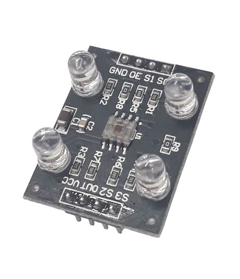 Módulo Sensor De Reconhecimento De Cor Rgb Tcs230 Tcs3200 Piscaled