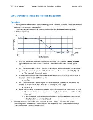 Geog 103 Lab1 Lab Lab 1 Worksheet Geographic BasicsLocation Map Projections And Scale