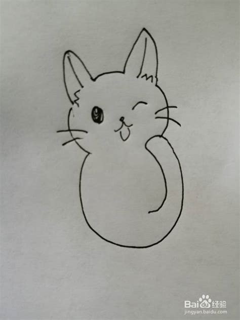 画最简单的小猫好看的画简单又漂亮猫 伤感说说吧