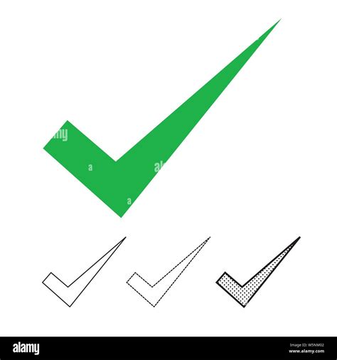 Check Mark Icon Vector Stock Vector Image And Art Alamy