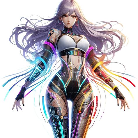 Neon Pulse The Cybernetic Enigma By Infinityone22 On Deviantart