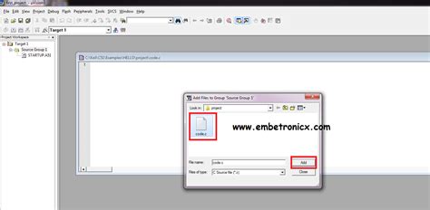 How To Create Project In Keil Ide For 8051 Projects