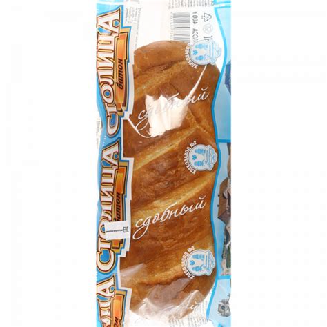 Батон сдобный «Столица» 400 г. купить в Минске с бесплатной доставкой ...