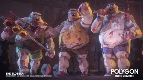 Polygon Boss Zombies