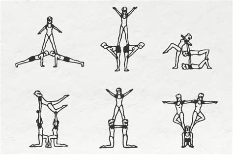 Human Pyramid Illustration Vector Graphic By Raw Materials Design