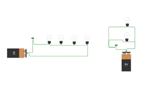 Circuit Design Parallel Circuit And Series Circuit Tinkercad