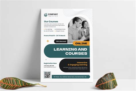 Course Flyer Template Creative Market