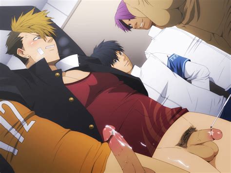 Rule 34 1girls 4boys Arms Above Head Bara Bisexual Bisexual Male