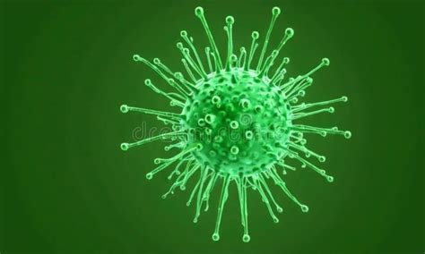 Viral Particle Microscopic View Stock Image Image Of Microbiology