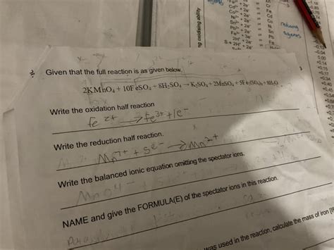 Chemistry[ Grade 11] R Homeworkhelp