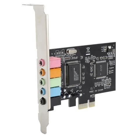 Hurrise Carte Pcie Express Carte Son Pcie Puce Sonore Multicanal Interne Adaptateur Express
