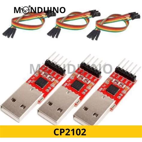 Convertisseur Usb Vers Ttl Cp2102 Hw 598 Pour 33 V Et 5 V Avec Câble
