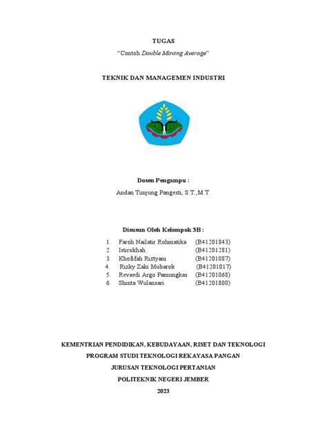 Contoh Double Moving Average Pdf