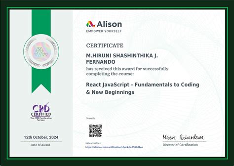 Hiruni Fernando On Linkedin Alison React