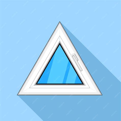 Premium Vector Triangular Window Icon Flat Illustration Of Premium Vector Triangular Window Icon Flat Illustration Of