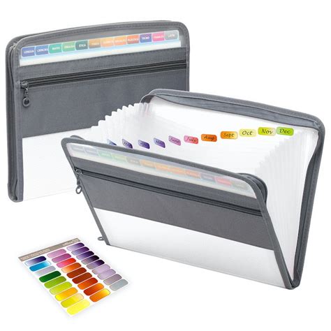 Expanding File Folder、folder Fail 、file Folder A4 Size 、13 Pockets Expandable Divider Zipper